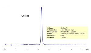 HPLC Method for Analysis of Choline on Obelisc R Column | SIELC Technologies