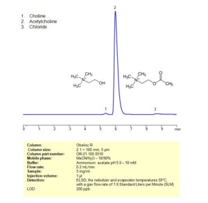 HPLC ELSD Method for Analysis of Acetylcholine on Obelisc R Column | SIELC Technologies
